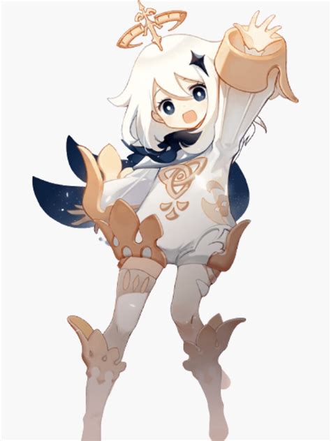 Pimon Genshin Impact Sticker For Sale By Redocean512 Redbubble