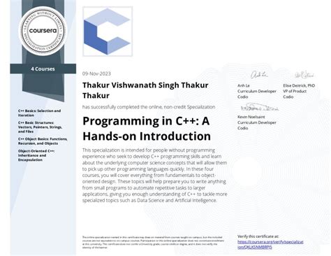 Thakur Vishwanath Singh On Linkedin Cplusplus Programmingskills