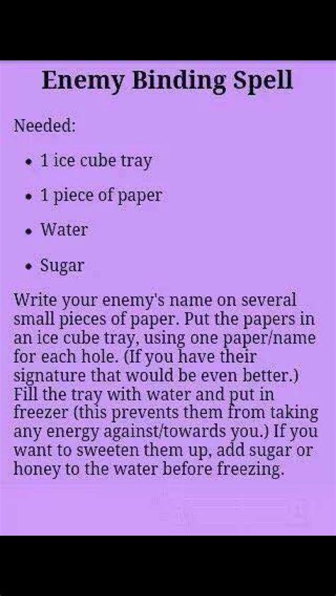 Enemy Binding Spell Spells Witchcraft Magick Spells Spelling