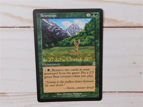 Cartas De Encantamiento Raras De Magic The Gathering De Bearscape X4