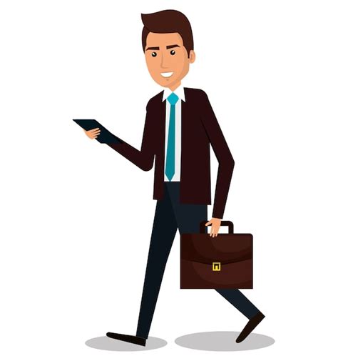 Premium Vector Businessman Character Avatar