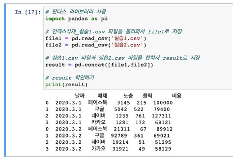 7 판다스로 데이터를 엑셀 파일로 내보내기 Xlsx Csv 파일
