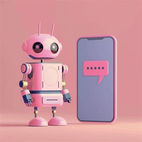 Mobile Chatbot 3d Vector Image Of Next Chatbot Premium Ai Generated Image