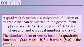 Lesson7 Introduction To Quadratic Function Ppt