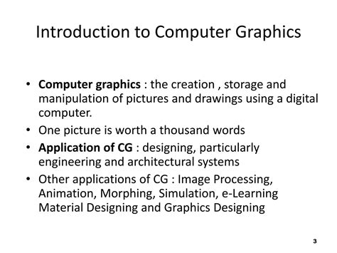 Introduction To Computer Graphics Elements Ppt Computing Technology And Computing