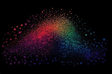 Premium Ai Image The Abstract Halftone Background Consists Of
