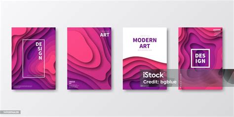 브로셔 템플릿 레이아웃 핑크 커버 디자인 비즈니스 연례 보고서 전단지 잡지 페이퍼커팅에 대한 스톡 벡터 아트 및 기타 이미지 페이퍼커팅 포스터 3차원 형태 Istock