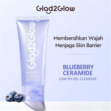 Jual Ready Glad2Glow Skincare Blueberry Moisturizer Sunscreen