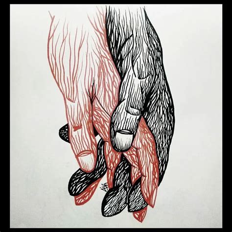 Manos Entrelazadas Dibujo Imagui