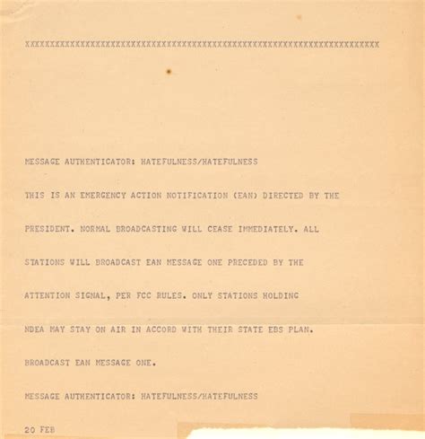 Emergency Broadcast System Wikipedia