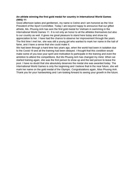 Dedication Speech Pdf