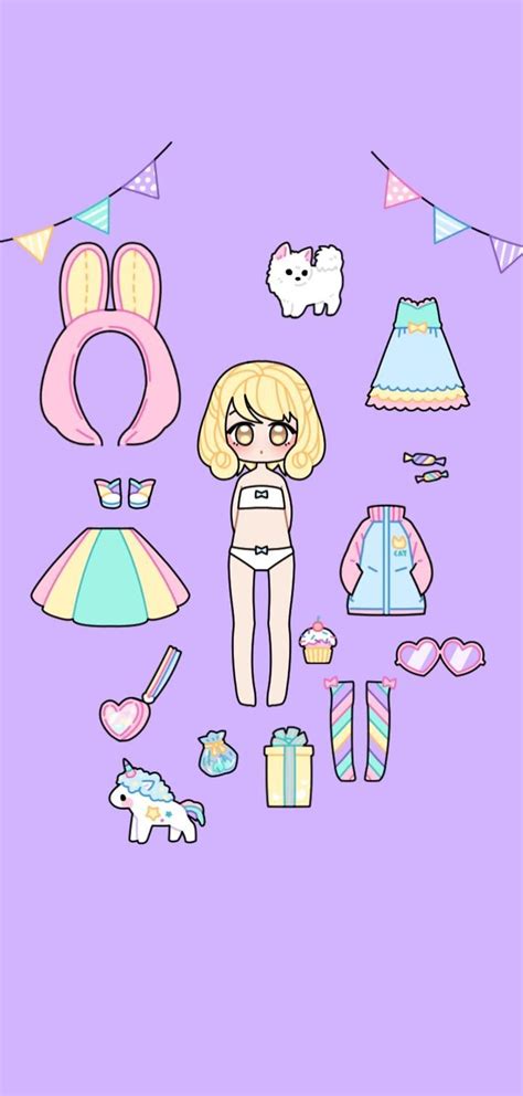 Hình ảnh Búp Bê Giấy Chibi Cute đẹp Nhất