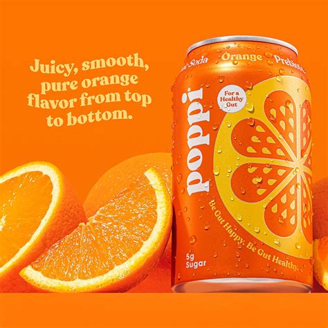 Poppi Sparkling Prebiotic Orange Soda W Gut Health Ubuy Chile