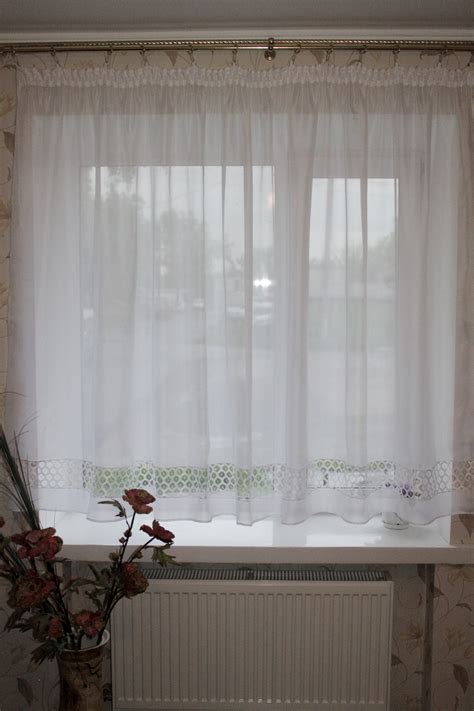 Тюль коротка в передпокій батистовая з мереживом Соломія 160 350 біла 1947 Id 1424773793