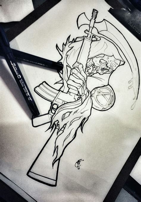 Sons Of Anarchy Drawing