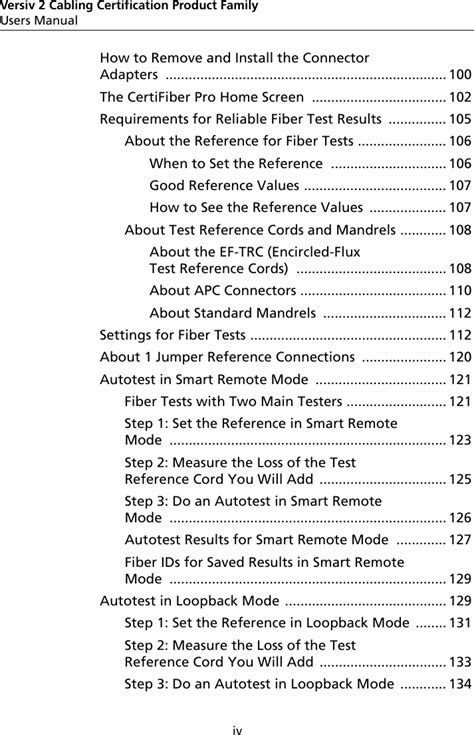 Fluke Electronics Versiv2 Cableanalyzer User Manual Verisiv Part 1