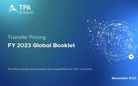 The Tpa Transfer Pricing Global Documentation Handbook