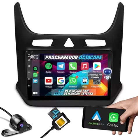 Kit Multimidia Processador Octacore Carplay Sem Fio 6 De Ram Frete Grátis