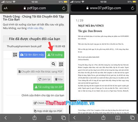 Cách chuyển file Word sang PDF trên điện thoại