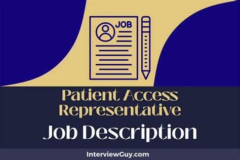 Patient Access Representative Job Description Updated For 2025