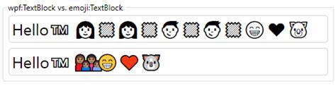 textblock support · issue 1 · samhocevar emoji wpf · github