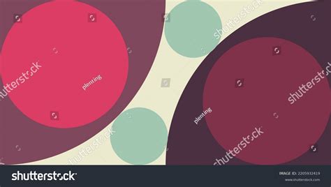 Circle Themed Background Various Styles Stock Vector Royalty Free