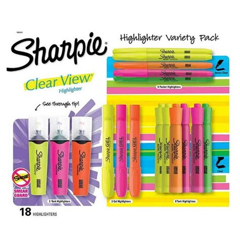 Sharpie Highlighter Variety Pack 18 Ct