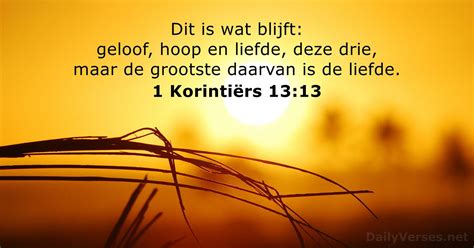 7 juli 2024 Bijbeltekst van de dag 1 Korintiërs 13 13 DailyVerses net