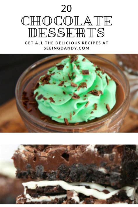 Decadent Chocolate Dessert Recipes Seeing Dandy