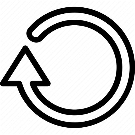 elemen pointer direction interface arrow curve refresh icon