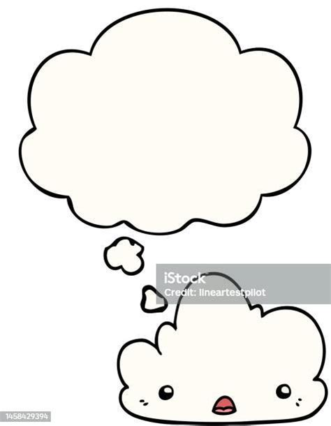 귀여운 말풍선이 있는 클라우드 만화 캐릭터 구름에 대한 스톡 벡터 아트 및 기타 이미지 구름 귀여운 기포 Istock