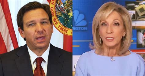 Ron Desantis Spox Blasts Andrea Mitchells Correction