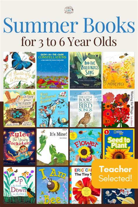 Spectacular Summer Book List For Year Olds How Wee Learn