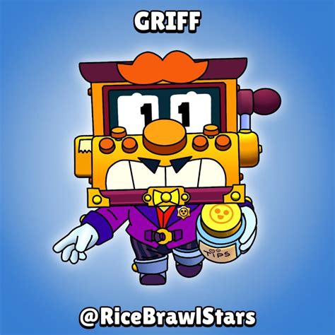 Griff Brawl Stars Stats Consejos Skins Fanart