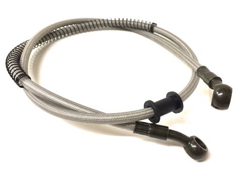 Universal Stahlflex Bremsleitung Vorne Cm Bremsschlauch Motorrad Roller Moped Quad