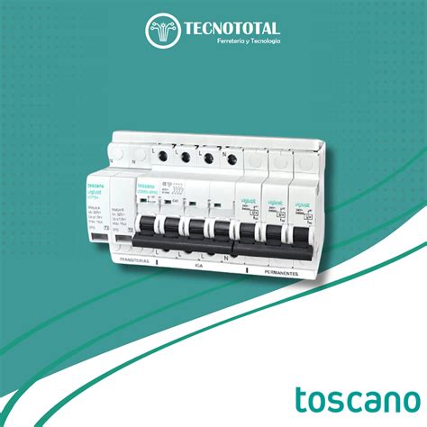 Protector Trifásico Sobretensiones Transitoria 4x25a Toscano
