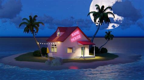 Artstation Kame House Renders Andrea De La Cuesta Dragon Ball