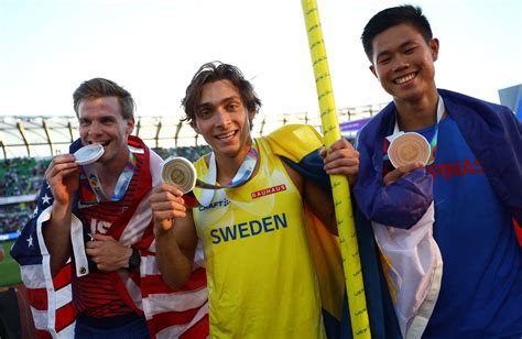 EJ Obiena Sets New Asian Record Captures Bronze In World Athletics