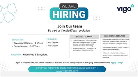 Srsubramanyam Akella On Linkedin Dear All We Are Hiring Key Account