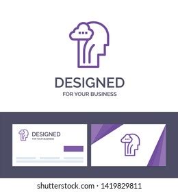 Creative Business Card Logo Template Activity Stock Vector Royalty