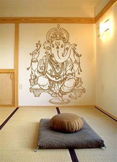 Ganesha Wall Decals Hindu God Ganesha Wall Decals Elephant Etsy