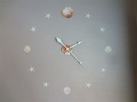 Homemade Shell Clock Clock Wall Clock Shells