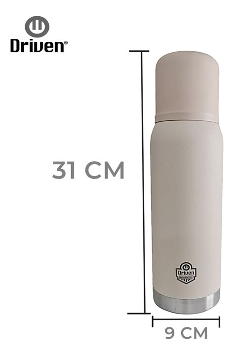 Termo Acero Driven 1 Lt Mantiene 24 Hs Doble Capa Inoxidable Swat