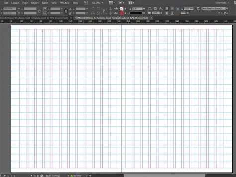 12 Column Grid Template Free Indesign 228mmx304mm 12 Column Grid