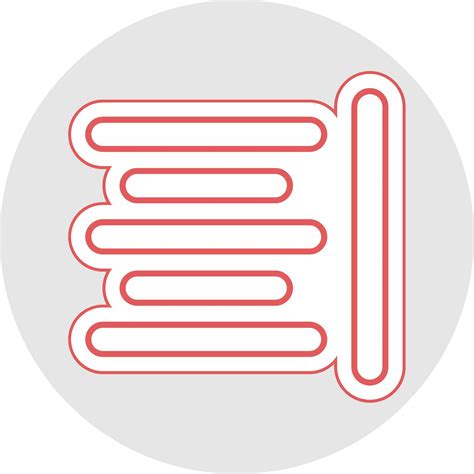 Horizontal Align Line Sticker Multicolor Icon 37847721 Vector Art At