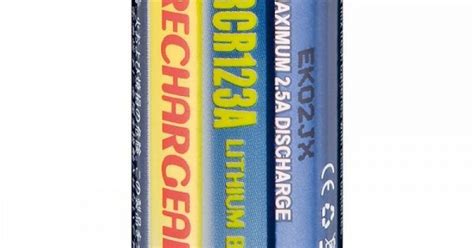 Batteria Al Litio Ricaricabile Cr123a