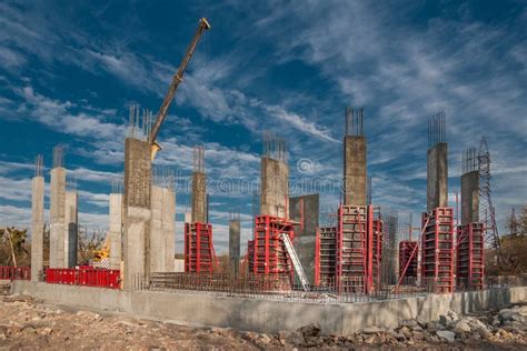 Vertical Formwork Panels Stock Image Image Of Connecting 262212763