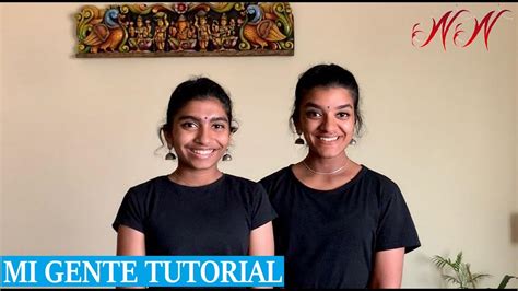 Mi Gente Indian Classical Version Dance Tutorial Bharathanatyam