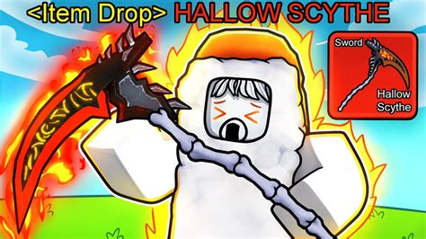 Obtaining The Mythical Hallow Scythe In Blox Fruits Youtube