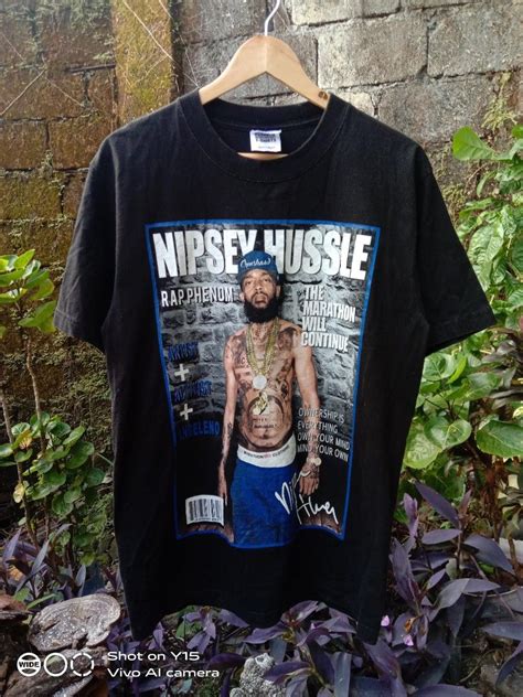 Nipsey Hussle Authentic Mens Fashion Tops And Sets Tshirts And Polo Shirts On Carousell